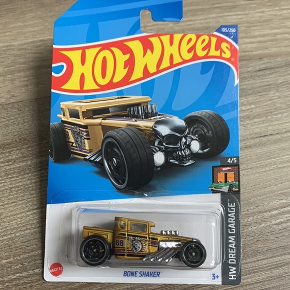 Toys | Hot Wheels Car Bone Shaker Gold Hot Rod Hotwheels Hotrod | Poshmark
